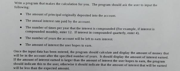 Solved When a bank account pays compound interest, it pays | Chegg.com