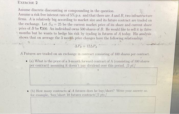 Solved Assume discrete discounting or compounding in the | Chegg.com Solved Assume discrete discounting or compounding in the | Chegg.com