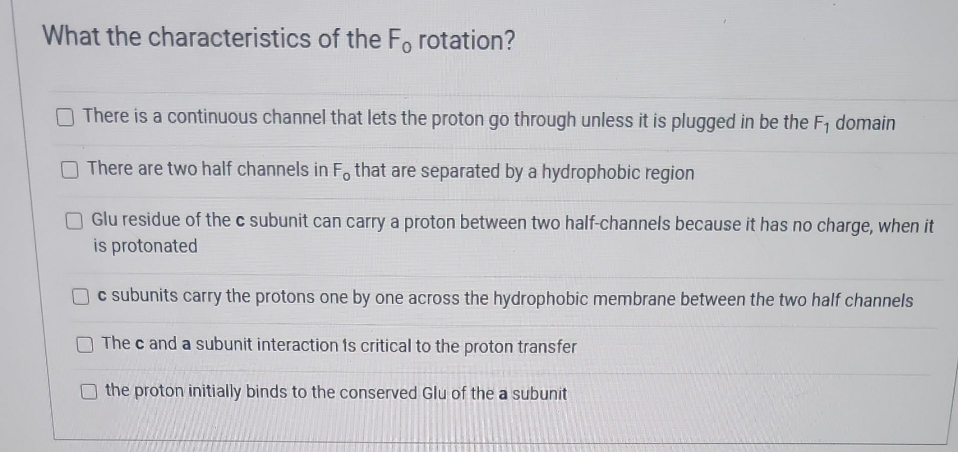 What the characteristics of the F0 rotation? There is | Chegg.com