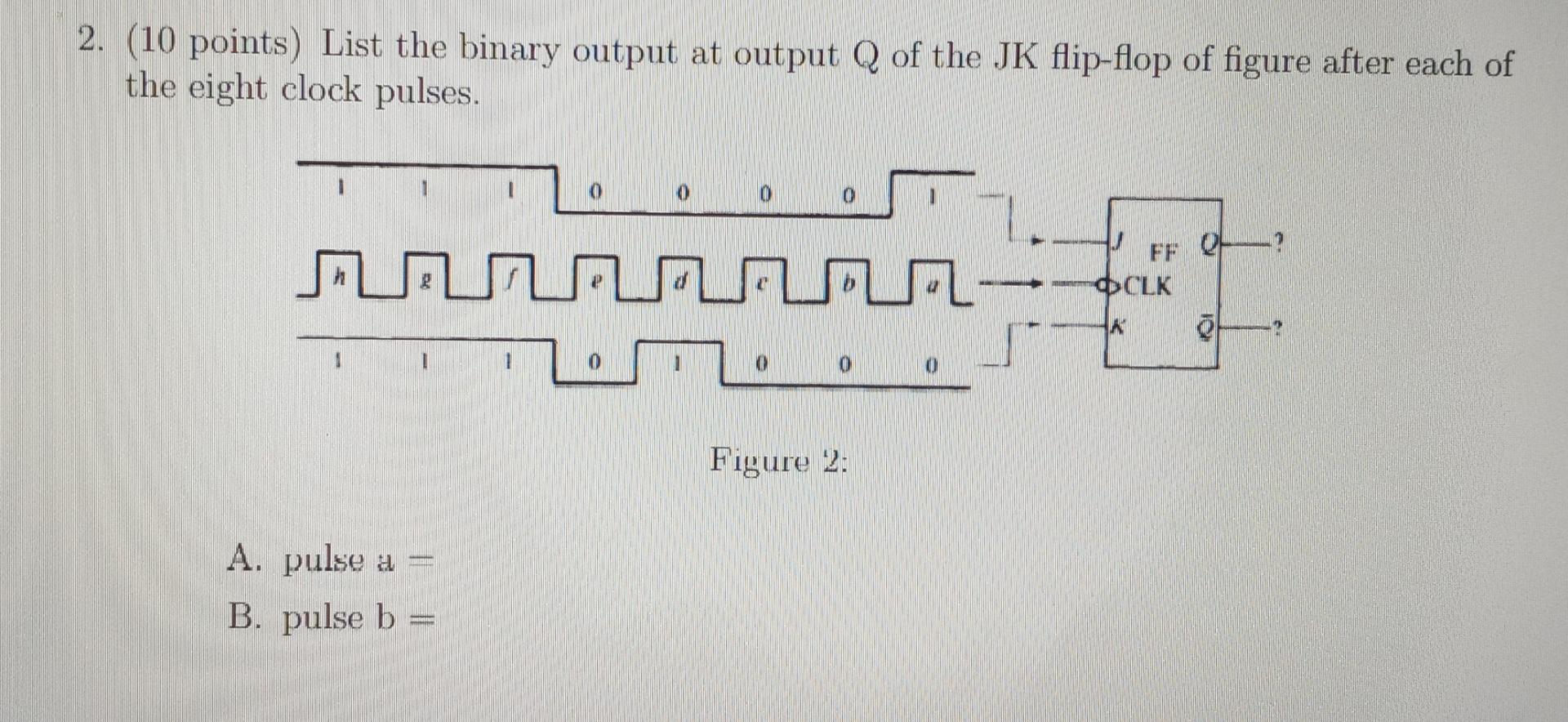 Solved 1. (10 points) List the binary outputs at the normal | Chegg.com