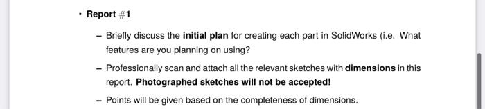 Solved Report \#1 - Briefly discuss the initial plan for | Chegg.com
