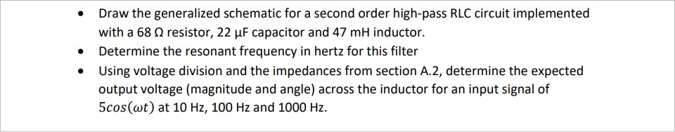 Solved Draw the generalized schematic for a second order | Chegg.com