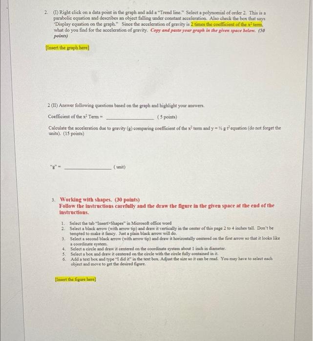 Solved Lab 1 - Graphing Your name: Read the assignment | Chegg.com