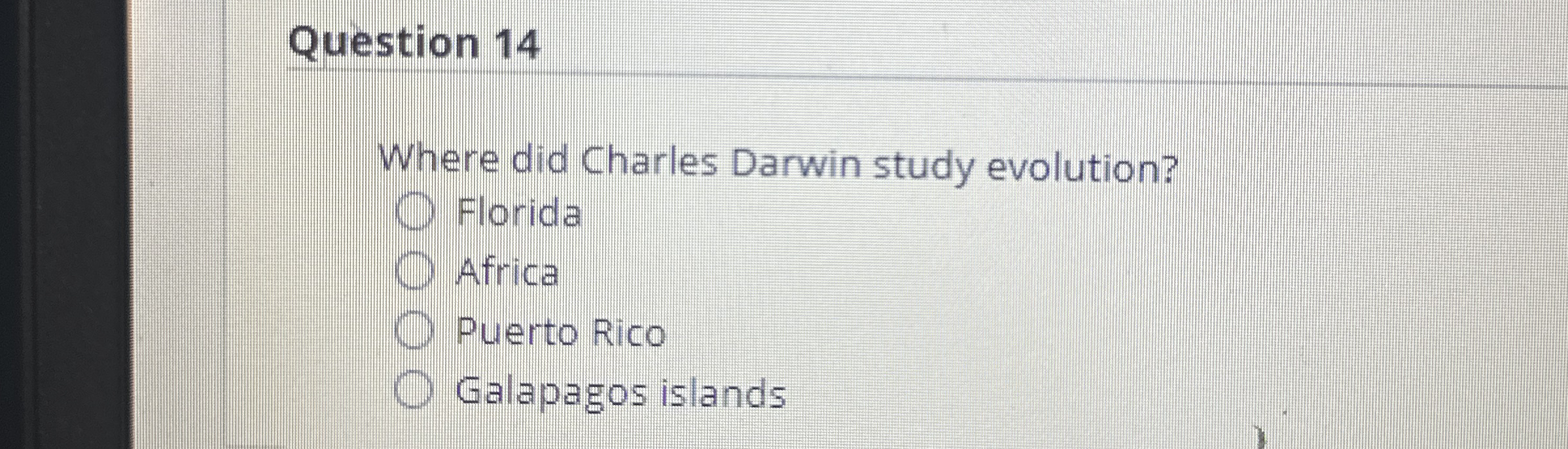 Solved Question 14Where did Charles Darwin study | Chegg.com