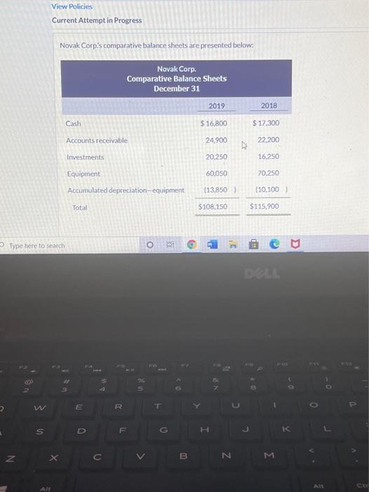 Solved View Policies Current Attempt in Progress Novak | Chegg.com