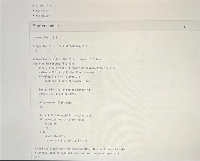 Solved The Lahman Baseball Database is a comprehensive | Chegg.com