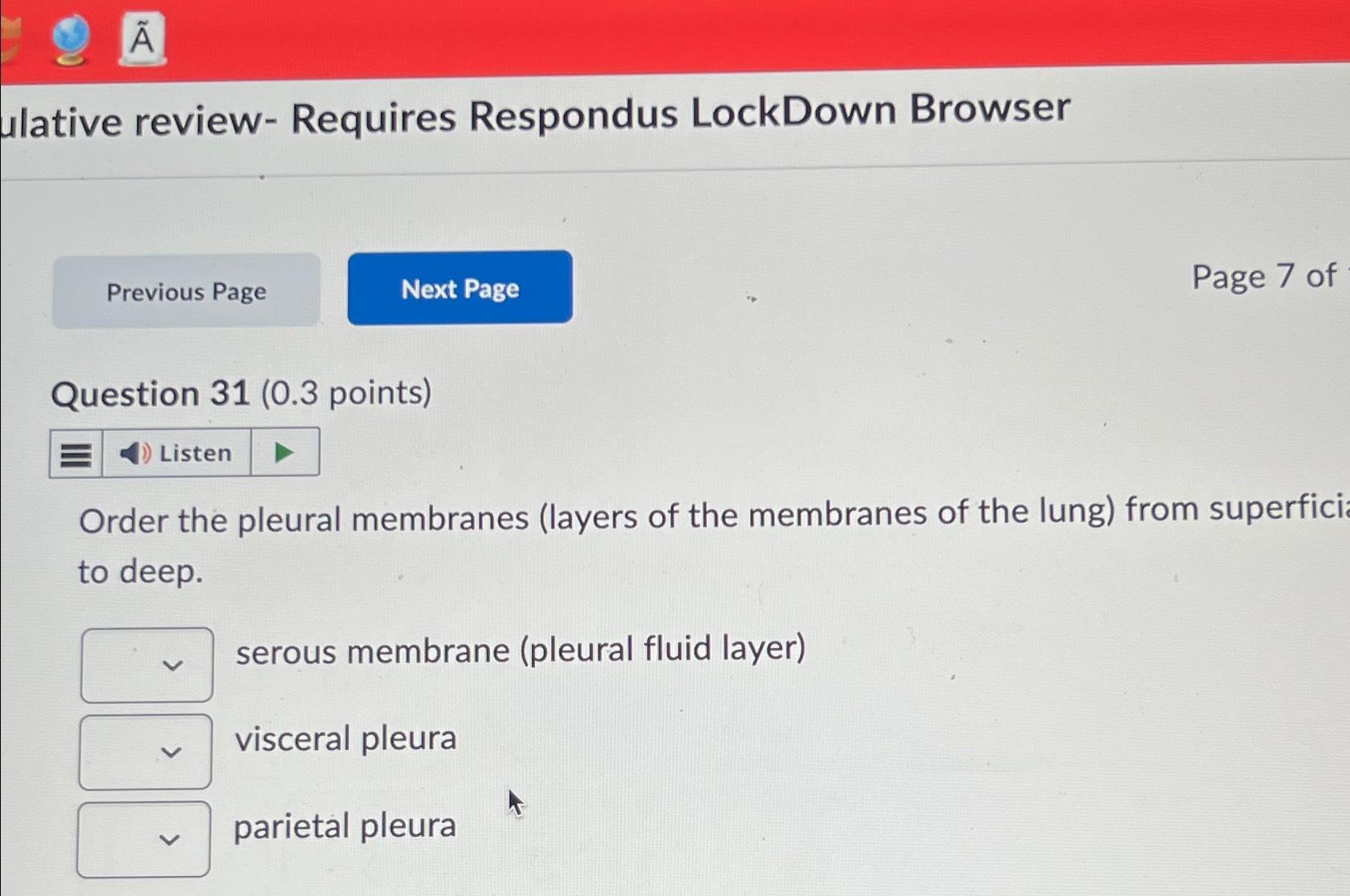 Solved ulative review- ﻿Requires Respondus LockDown | Chegg.com