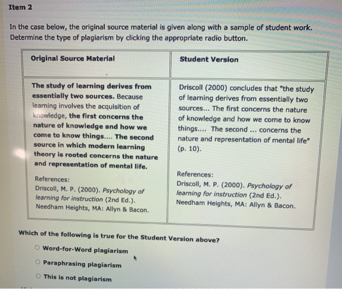 Solved Original Source Material Student Version In examining | Chegg.com