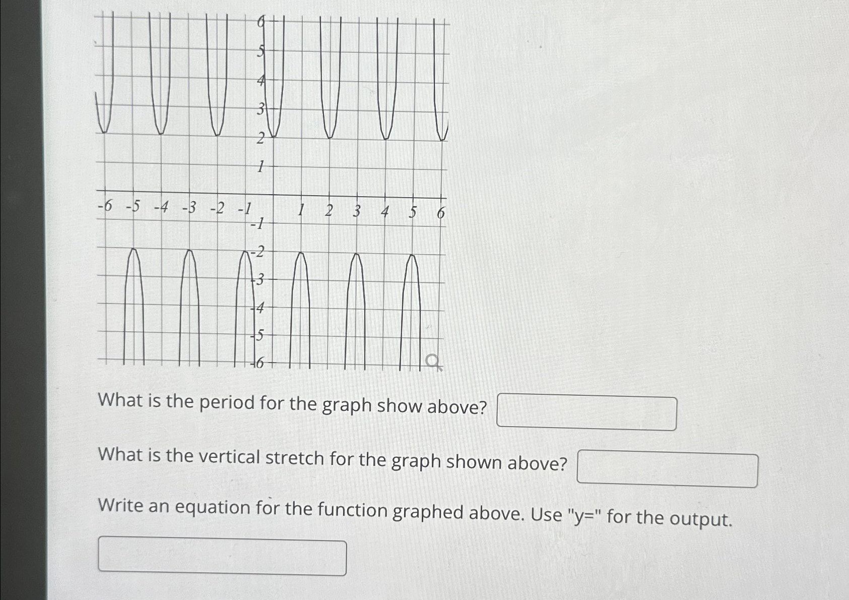 What Is The Period For The Graph Show Abovewhat Is 