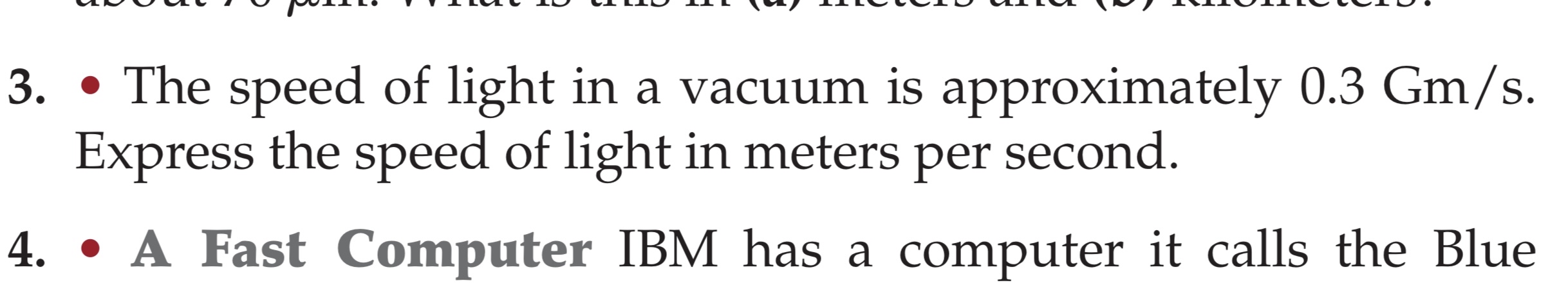 Solved The speed of light in a vacuum is approximately | Chegg.com