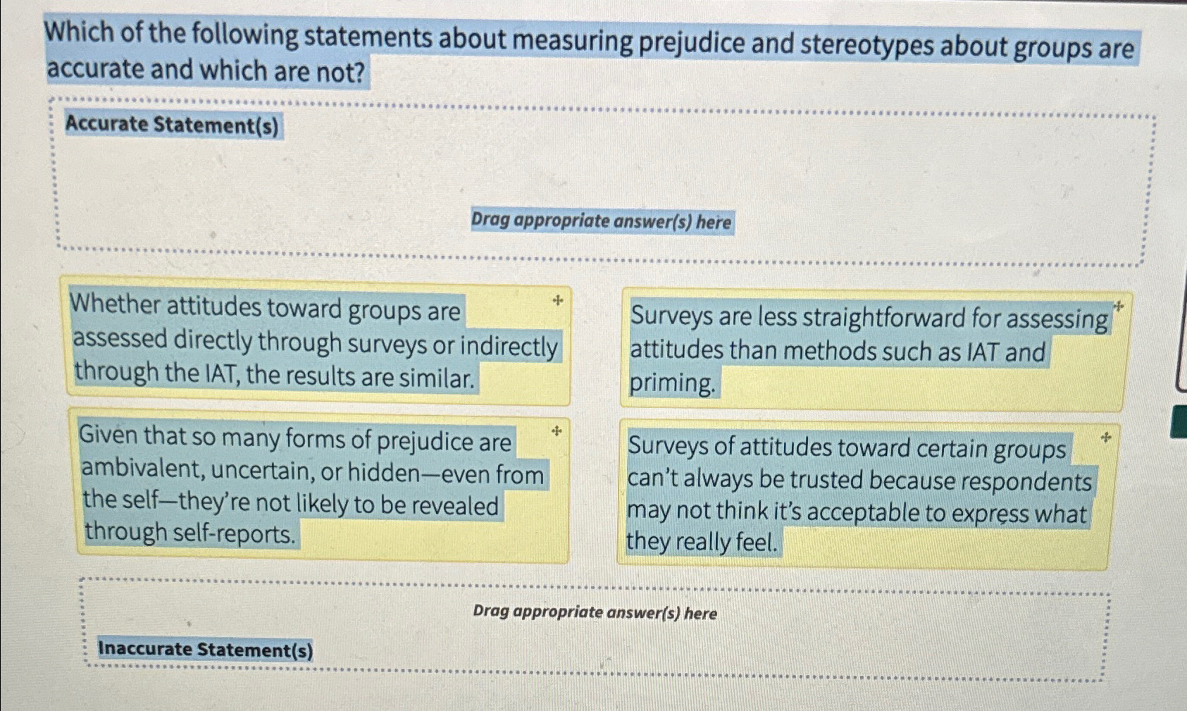 Solved Which of the following statements about measuring | Chegg.com