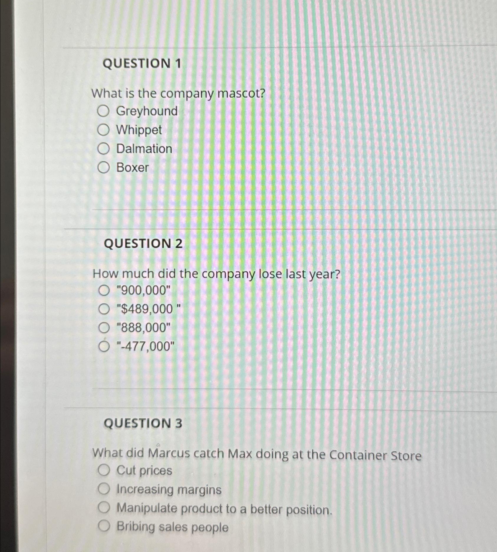 Solved QUESTION 1What is the company | Chegg.com