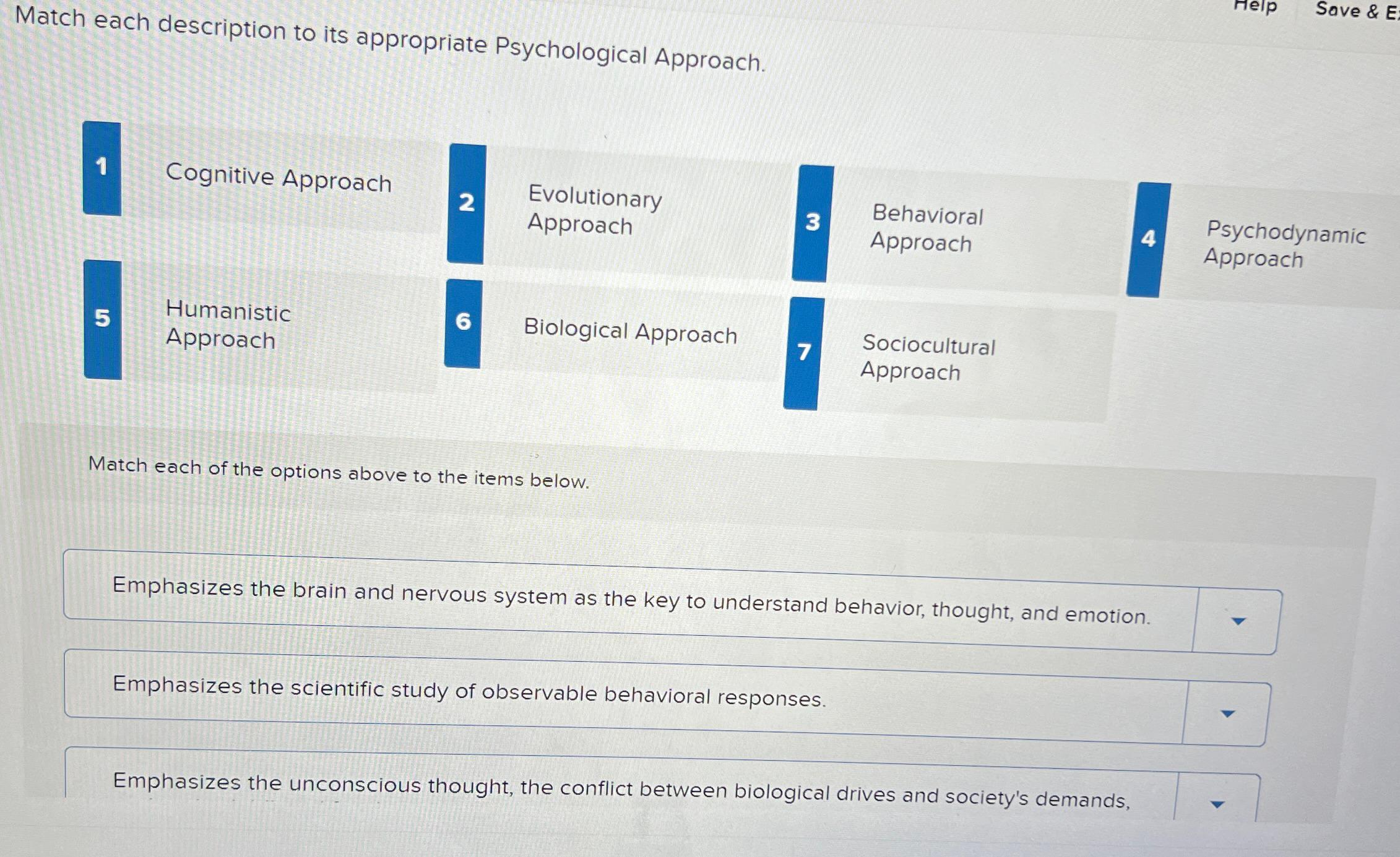 Solved Match each description to its appropriate | Chegg.com