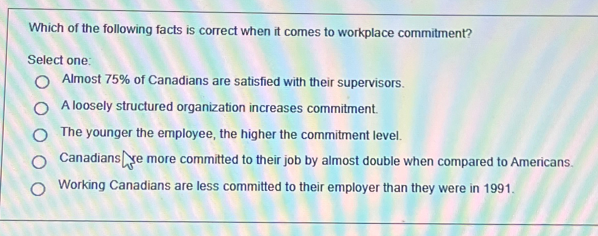 Solved Which of the following facts is correct when it comes | Chegg.com