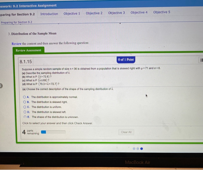 Solved mework: 9.2 Interactive Assignment Introduction | Chegg.com