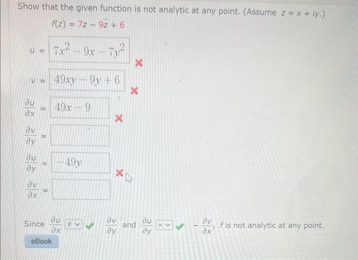Solved The given function is analytic for all z. Show that | Chegg.com
