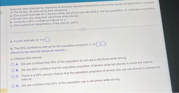 Solved Suppose data collected by observers at randomly | Chegg.com