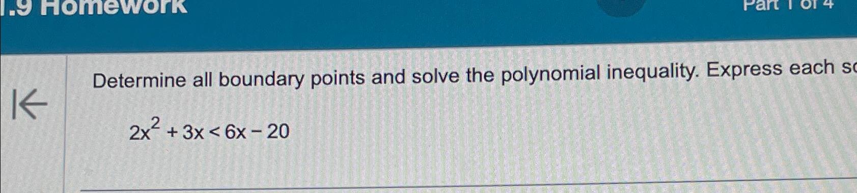 Solved Determine all boundary points and solve the | Chegg.com