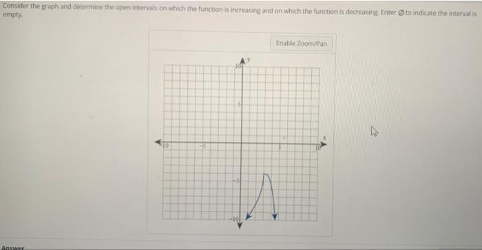 Solved Consider the graph and determine the open intervals | Chegg.com