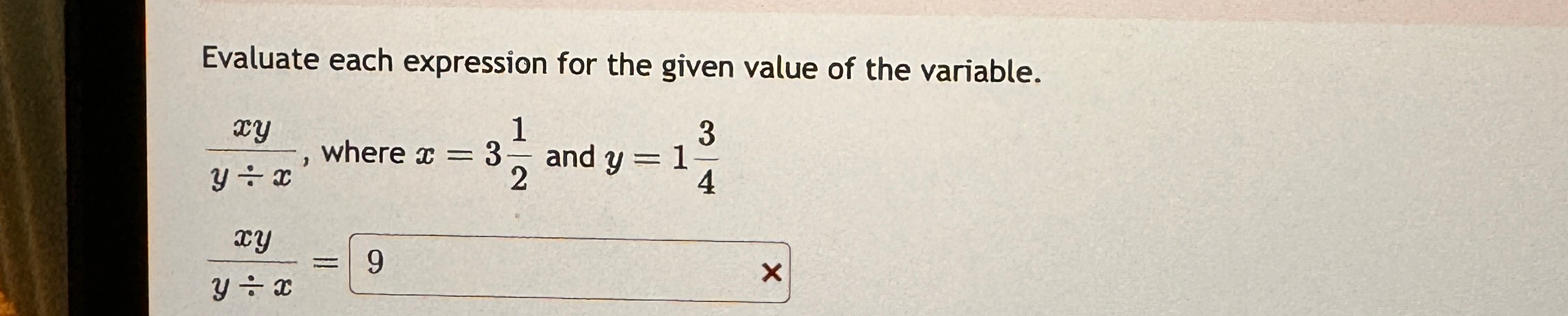 Solved Evaluate each expression for the given value of the | Chegg.com