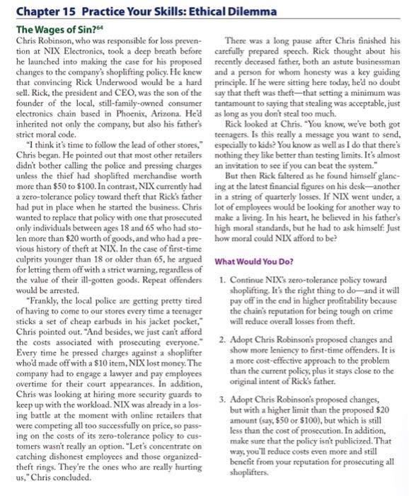 Solved Please explain why you chose the option that you did | Chegg.com