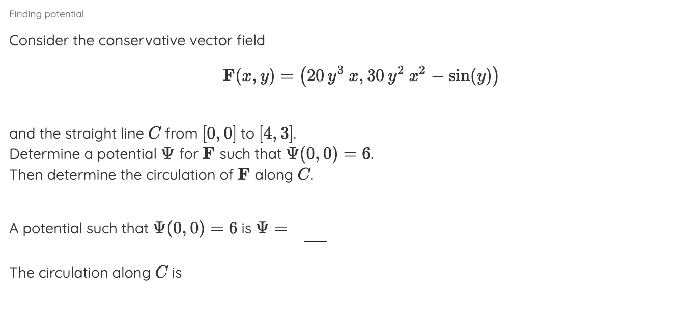 Solved Consider the conservative vector | Chegg.com