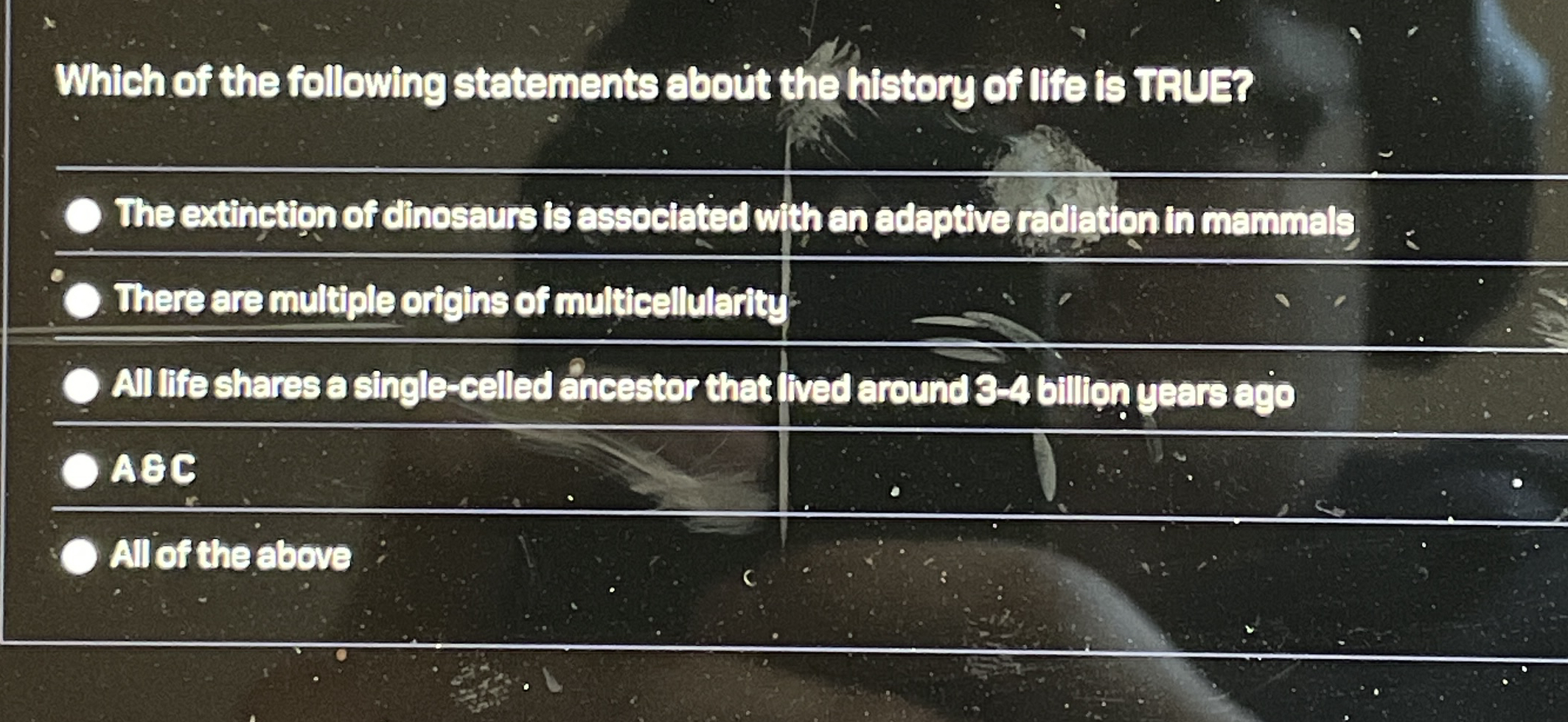 Solved Which of the following statements ebout the history | Chegg.com