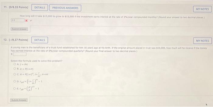 Solved Find how much moner should be deposted in a bank | Chegg.com