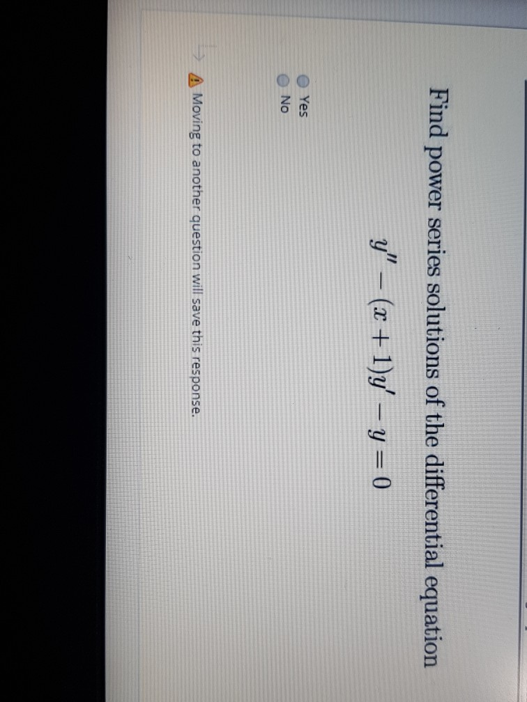Solved Find power series solutions of the differential | Chegg.com