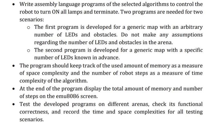 Solved Legend:- Write assembly language programs of the | Chegg.com