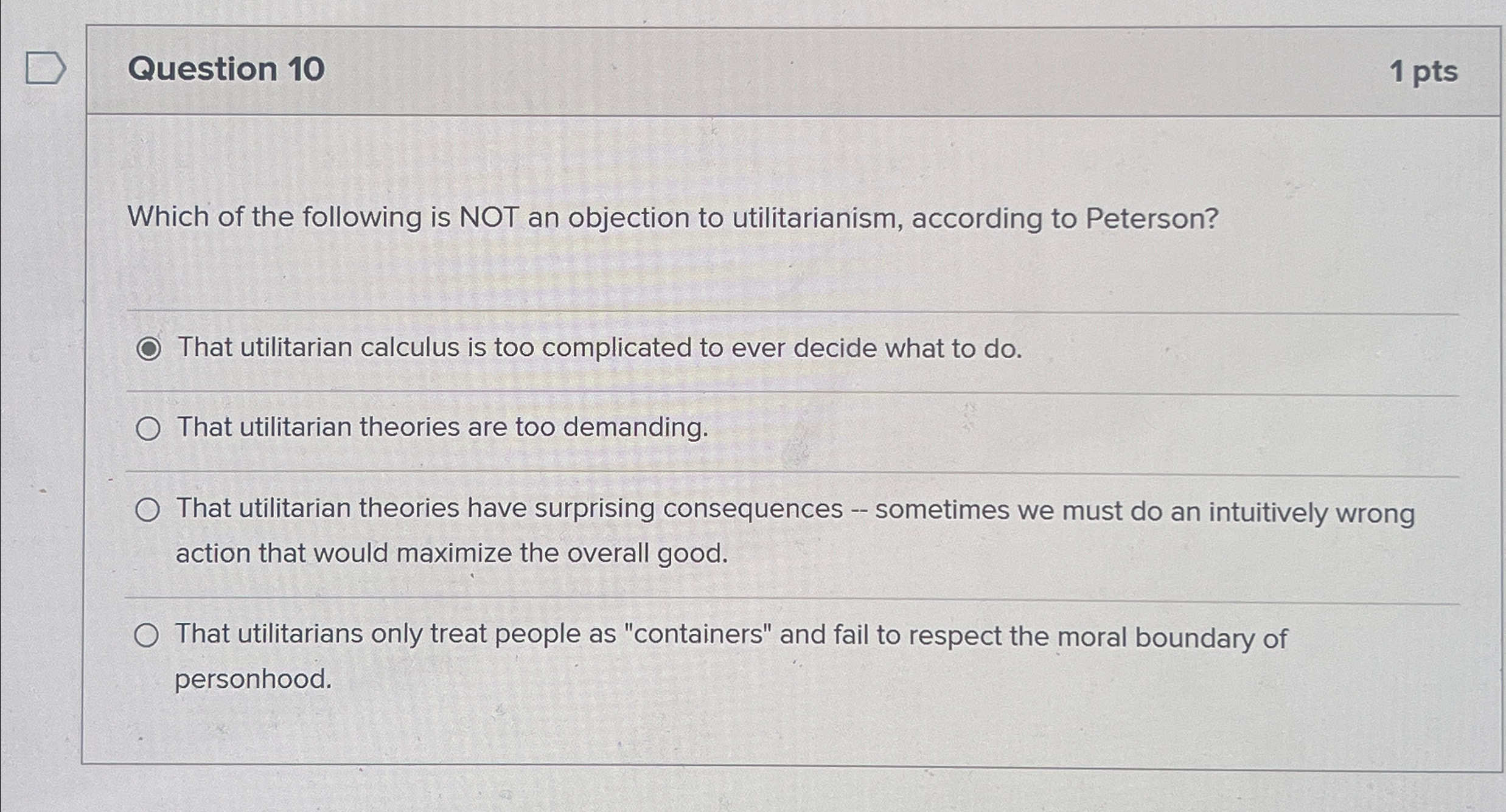 Solved Question 101 ﻿ptsWhich of the following is NOT an | Chegg.com