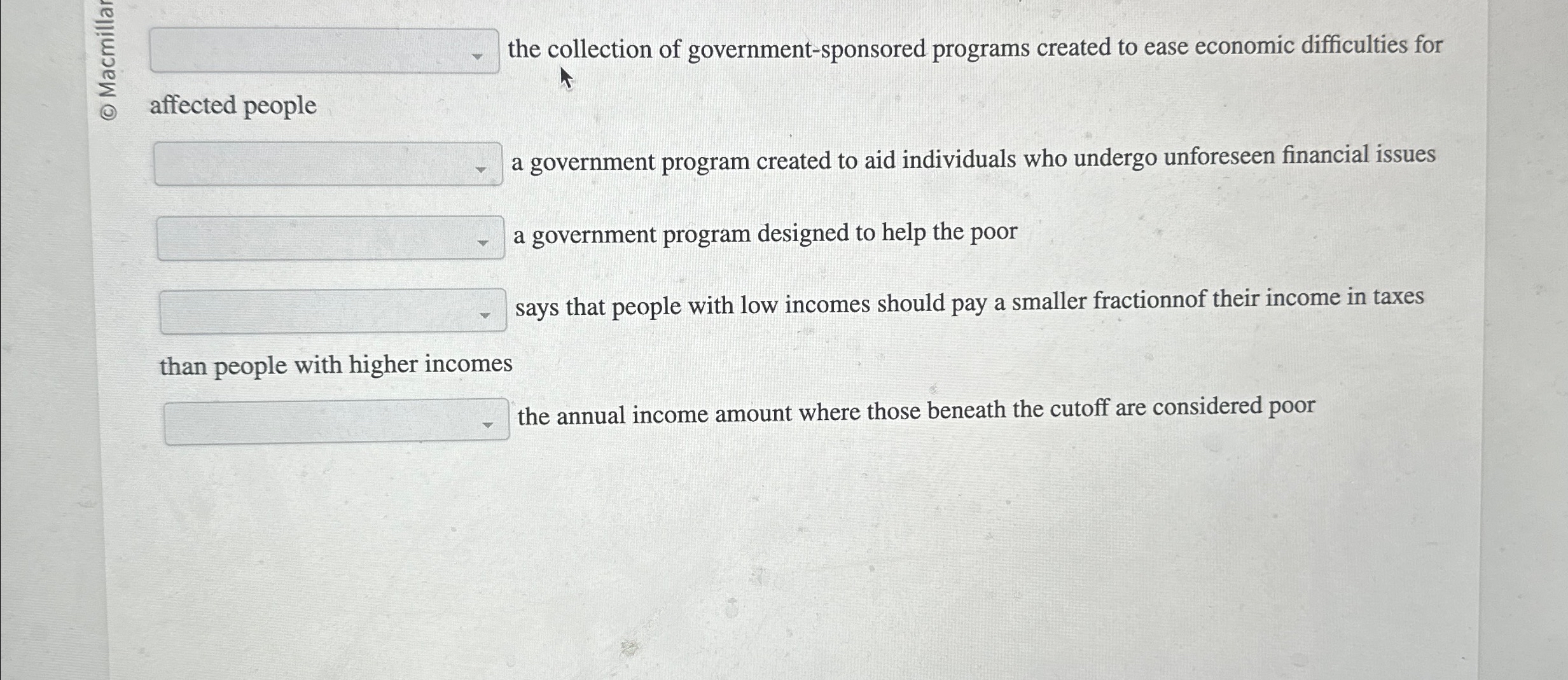 Solved the collection of government-sponsored programs | Chegg.com