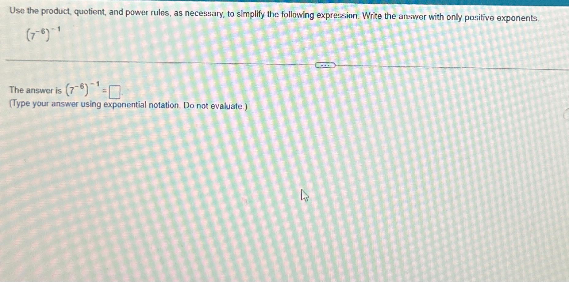 Solved Use the product, quotient, and power rules, as | Chegg.com
