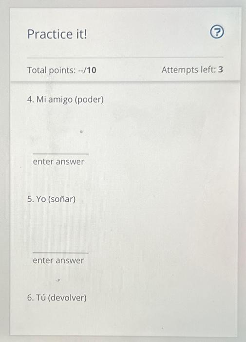 Practice it! Total points: −−/10 Attempts left: 3 | Chegg.com