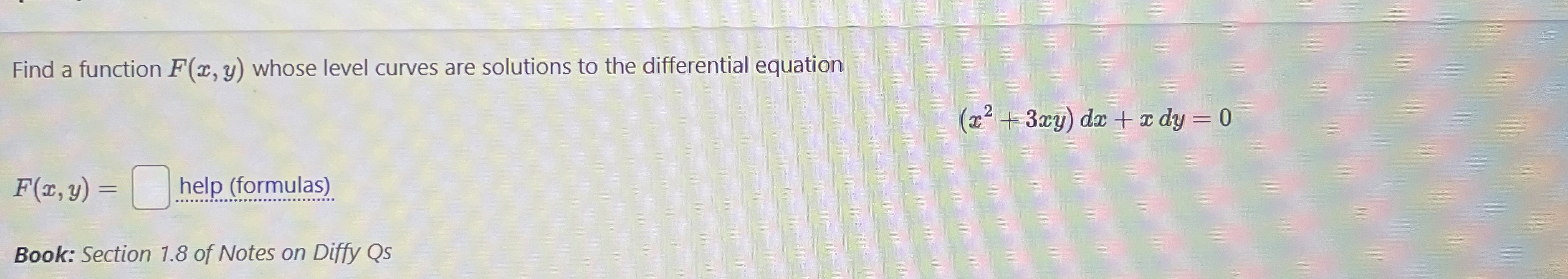 Solved Find a function F(x,y) ﻿whose level curves are | Chegg.com
