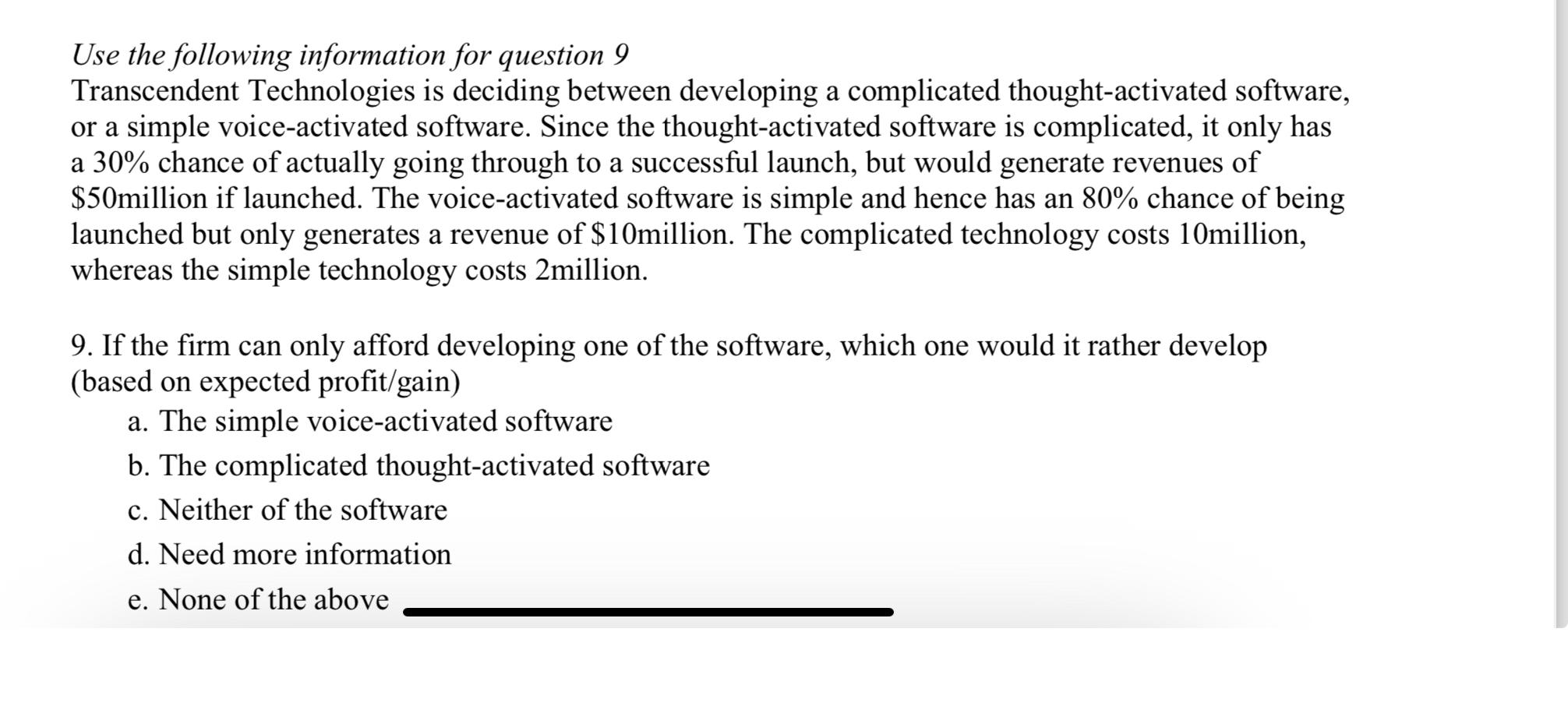 Solved Use the following information for question | Chegg.com