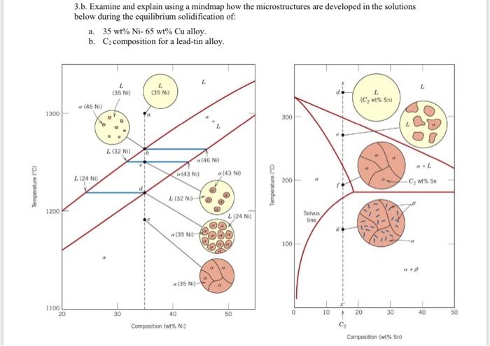 Solved 3.a. Explain the binary phase diagram for the | Chegg.com