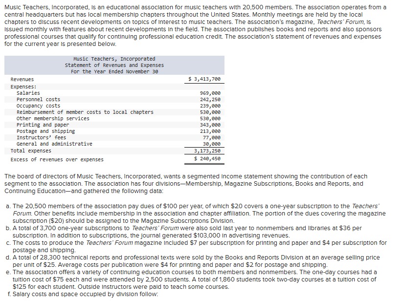 Solved Required:1. ﻿Prepare a segmented income statement for | Chegg.com
