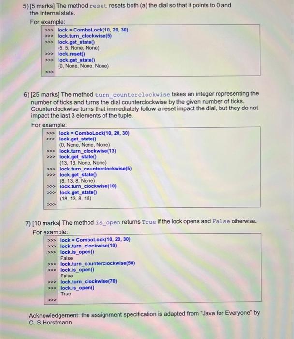 Solved Design and implement a class ComboLock that works | Chegg.com