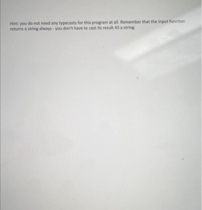 Solved PYTHON!Hello, Can someone please solve this code in | Chegg.com