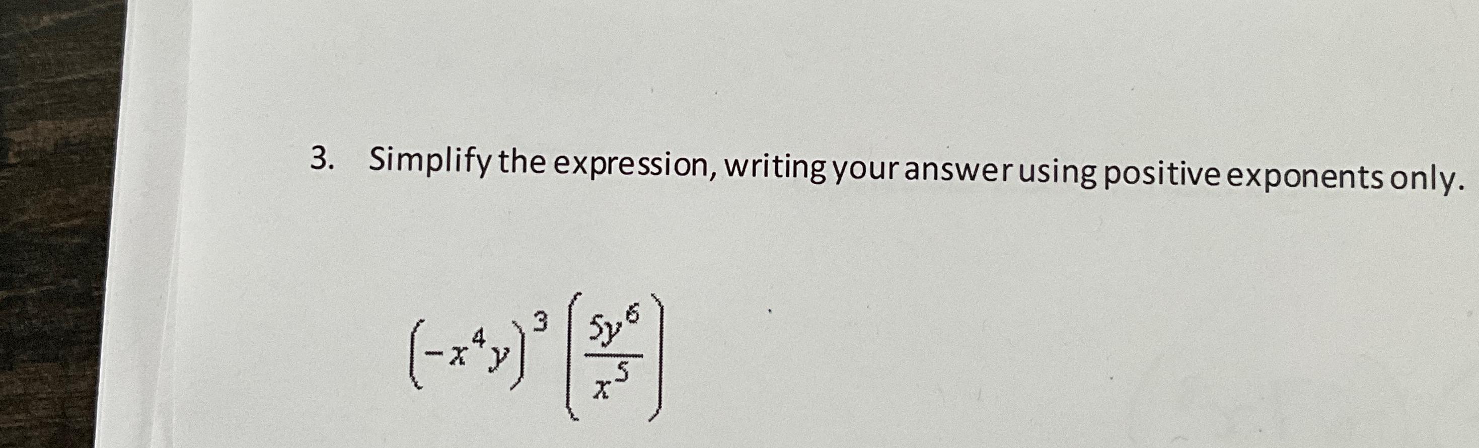 Solved Simplify the expression, writing your answer using | Chegg.com