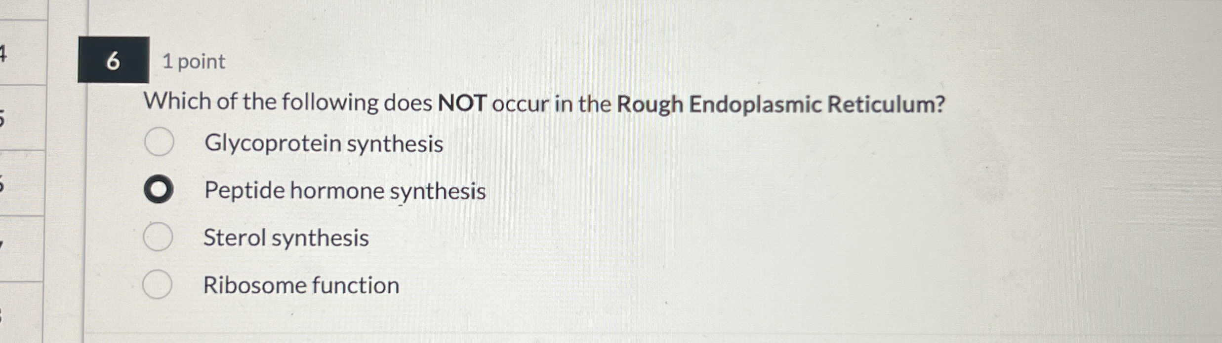 Solved 61 ﻿pointWhich of the following does NOT occur in the | Chegg.com