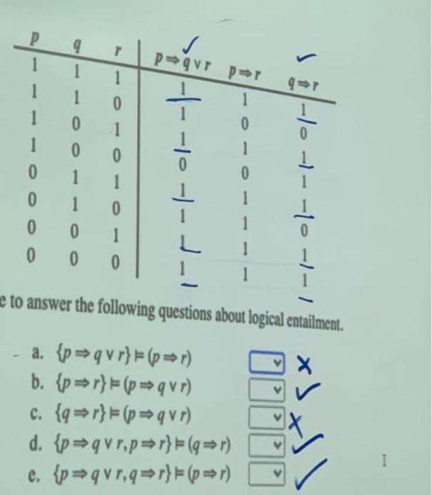 Solved e to answer the following questions about logical | Chegg.com