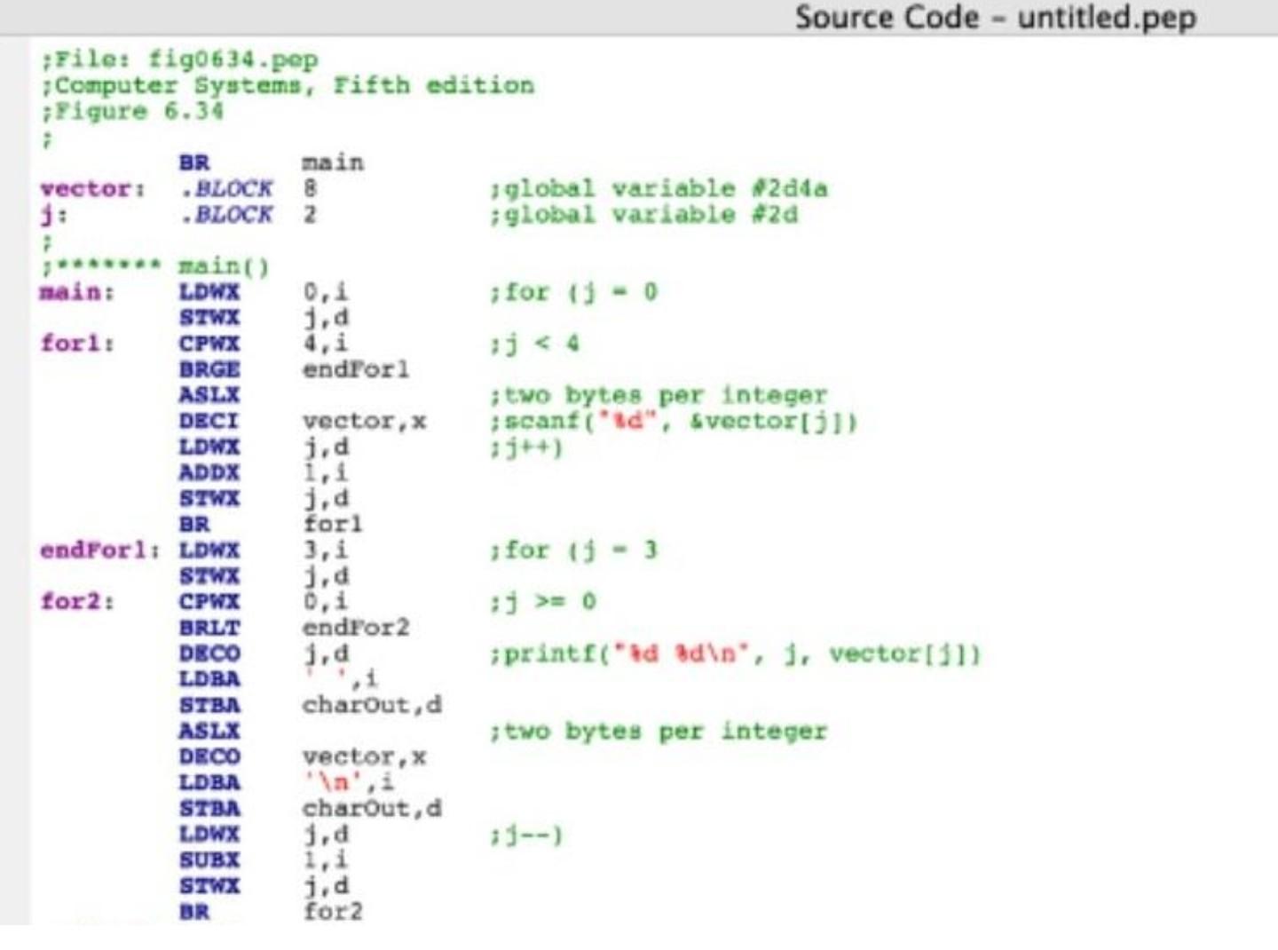 Solved Q4- The following code inputs a 4 cell integer array | Chegg.com