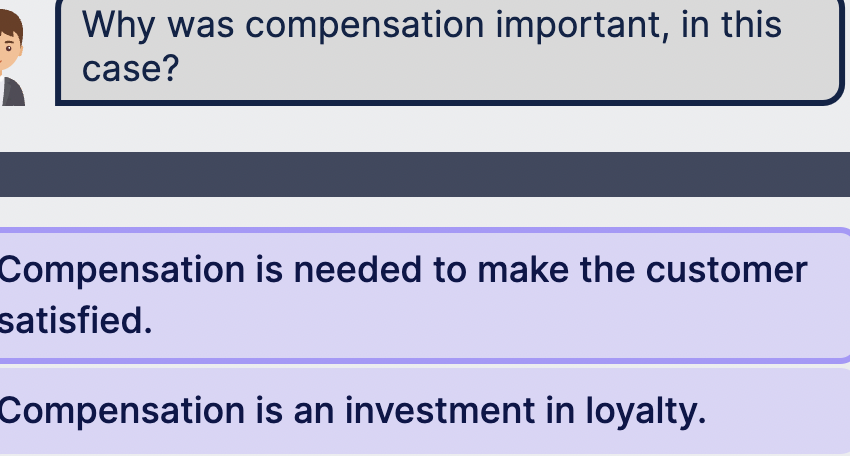 Solved Why was compensation important, in | Chegg.com