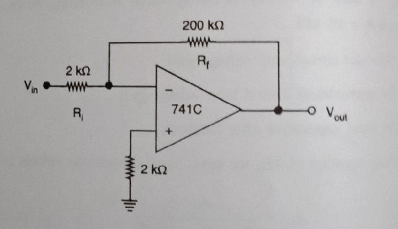 Solved Op-amp 741C is used in the circuit Determine | Chegg.com