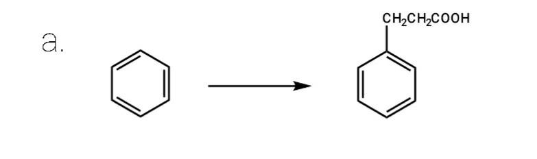 Solved CH2CH2COOH a. b. | Chegg.com