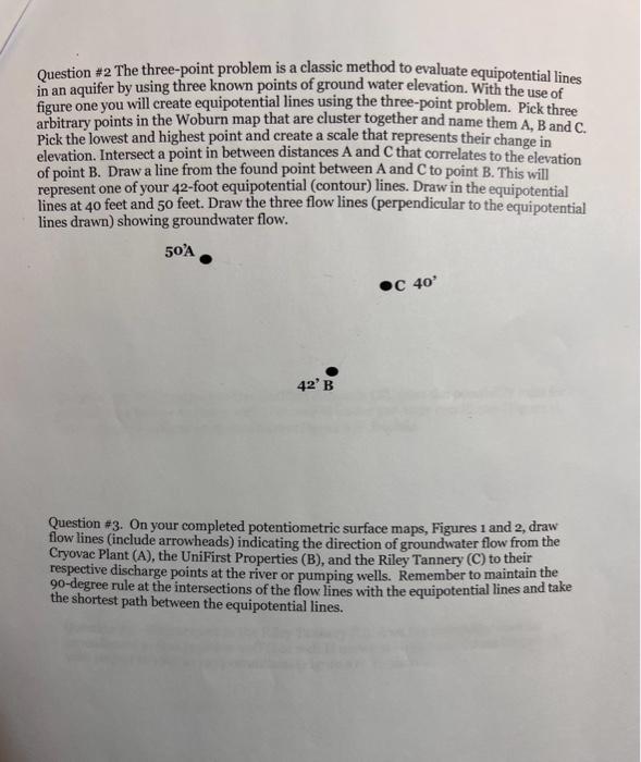 Question \#2 The three-point problem is a classic | Chegg.com