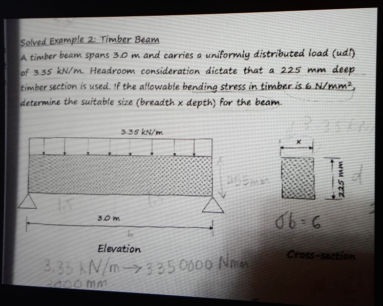 Timber Beam Design Worked Example - The Best Picture Of Beam