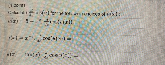 Solved Derivatives - Chain Rule: Prob Previous Problem | Chegg.com